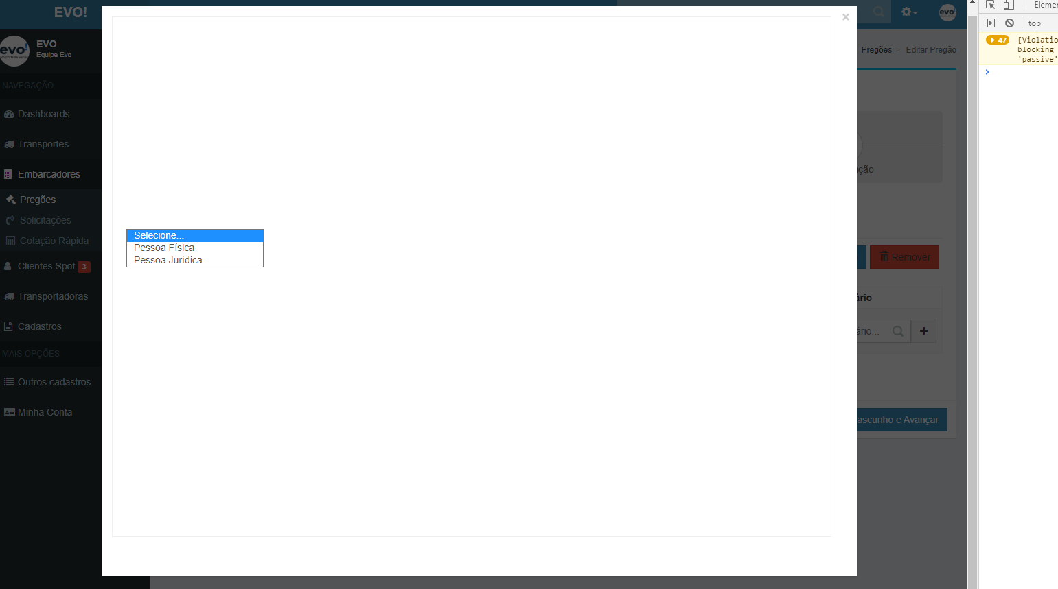 google chrome - Blank html opening form inside iframe in bootstrap modal - Stack Overflow